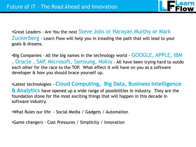 LearnFlow Industrial Training Program - Y.C.C.E | PPT