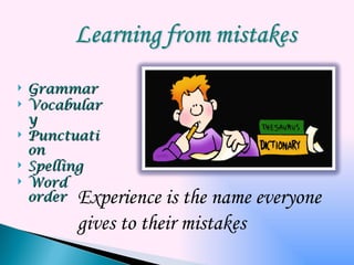 Learning from mistakes | PPT
