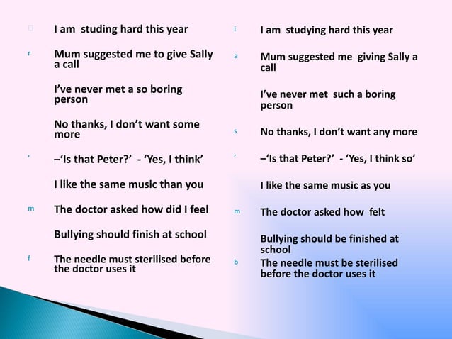 Learning from mistakes | PPT