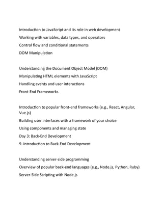 learn full stack web development.pdf | Web Design and HTML | Internet