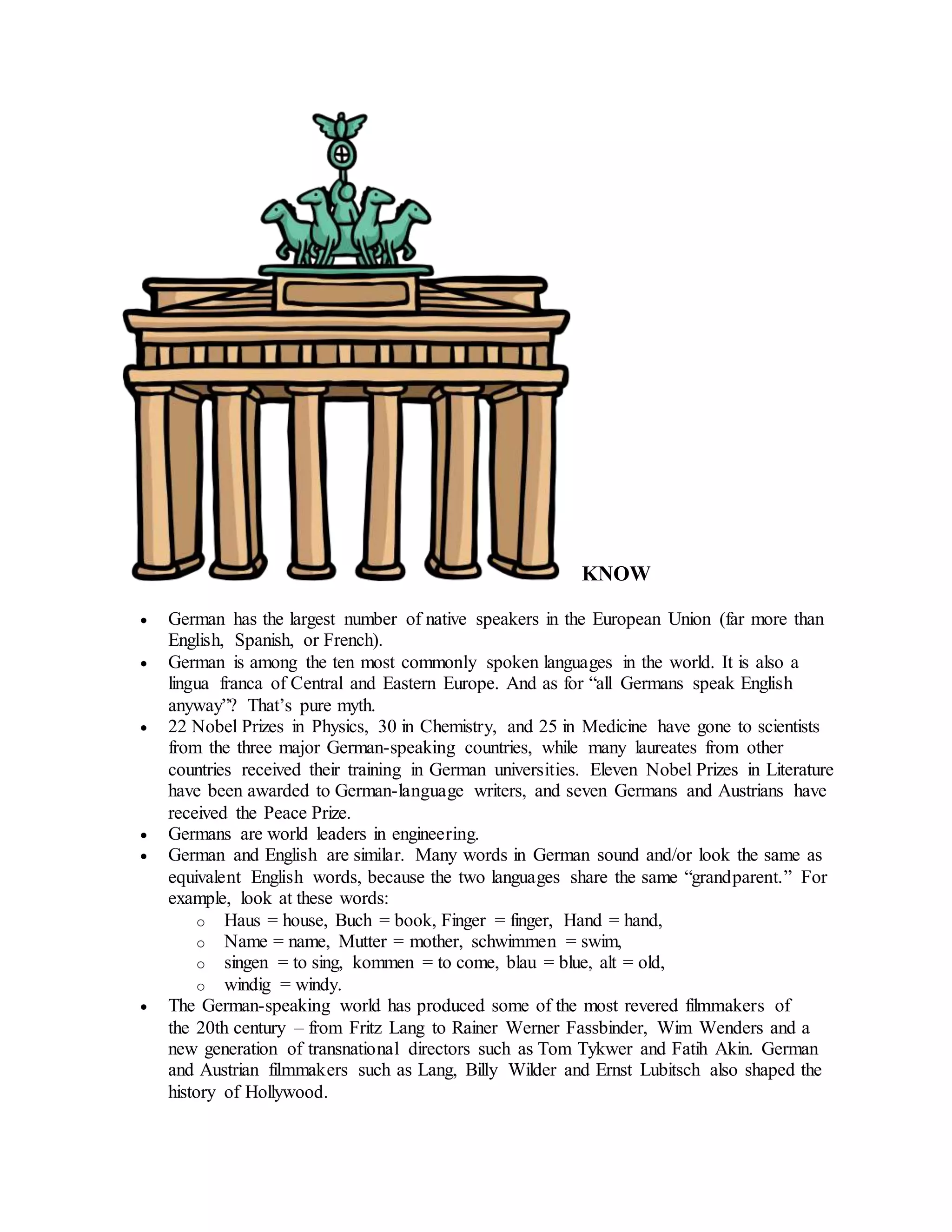 Learn German Language Fast | PDF