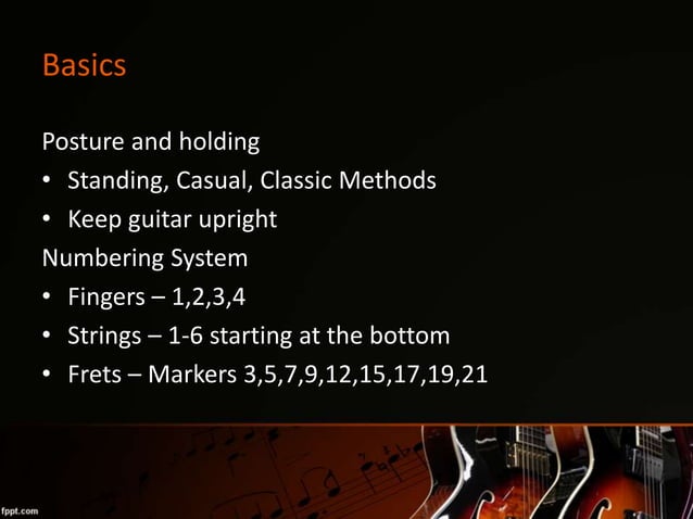 Learn Guitar for Beginners | PPT