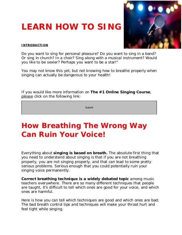 Learn how to_sing | PDF