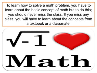 Learn How to Solve Math Problem | PPT