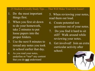 Learn how to study | PPT