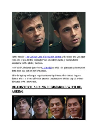 LEARN HOW VFX CAN HELP IN DE-AGEING CHARACTER | PDF