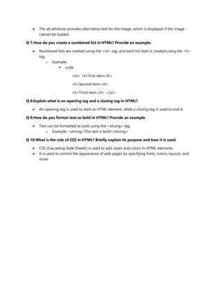 Learn HTML and know that you don.docx