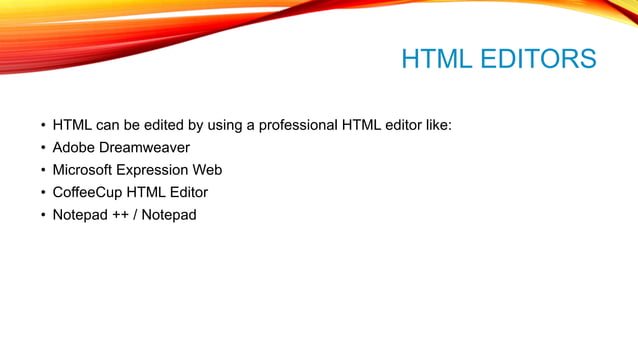 Learn html Basics | PPTX | Web Design and HTML | Internet