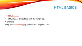 Learn html Basics | PPT