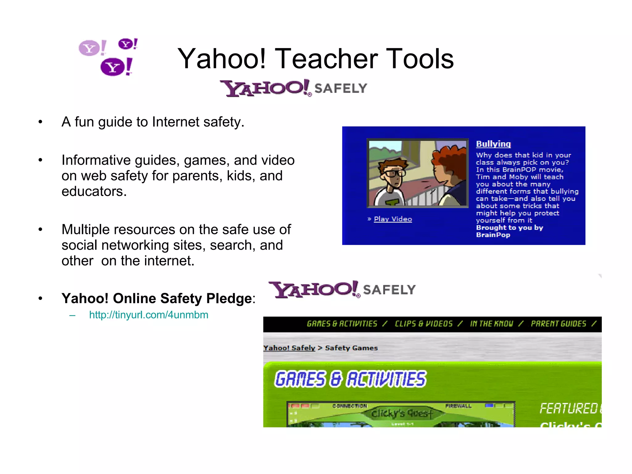 Yahoo! Teacher Tools | PPT