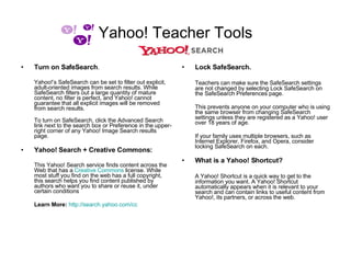Yahoo! Teacher Tools | PPT