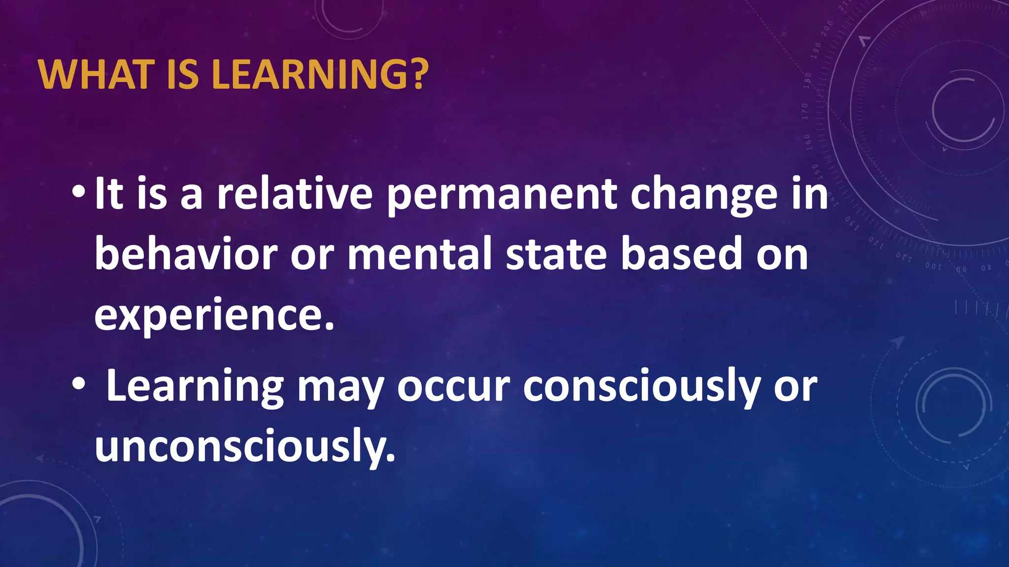 Psychology: Learning | PPTX