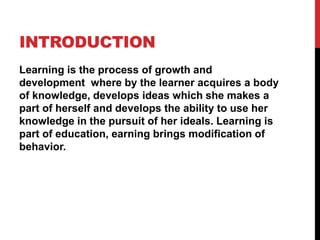 Learning | PPTX