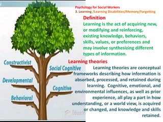 Theories of Learning | PPT