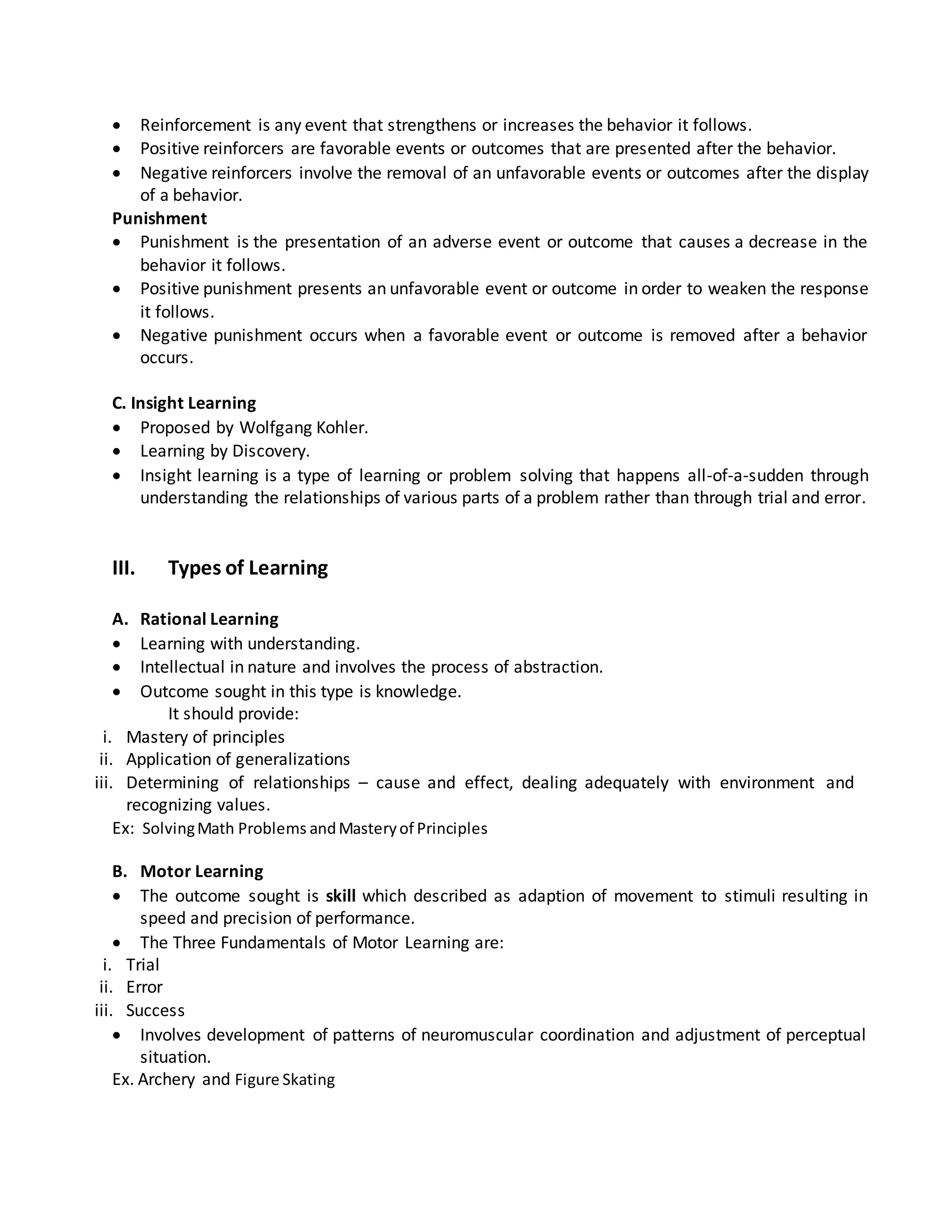 Psychology: Learning | PDF