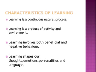 Learning | PPT