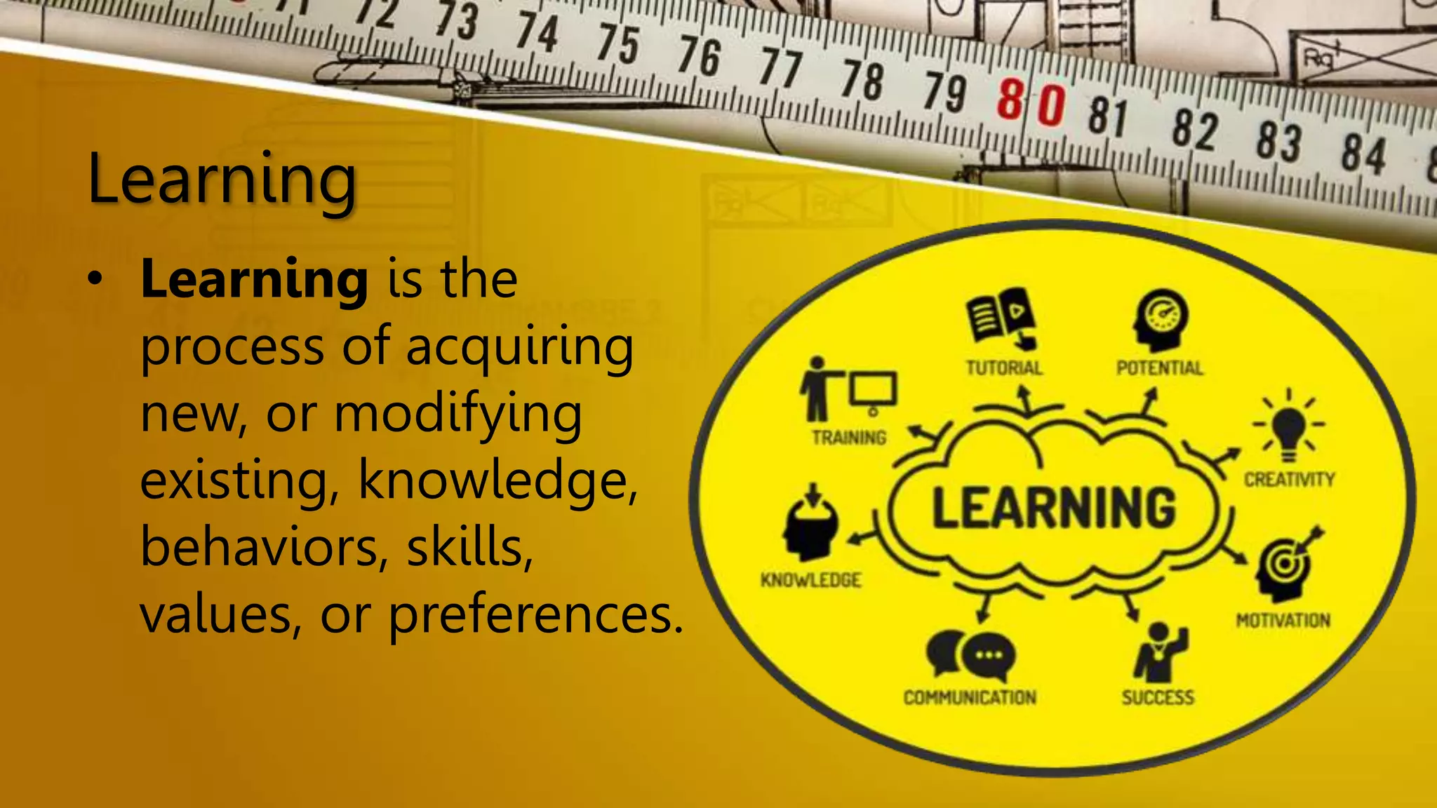The Learning Environment: | PPT