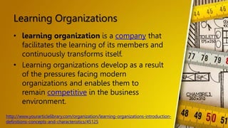 The Learning Environment: | PPT