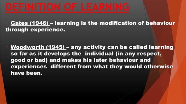 Learning | PPT
