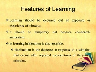 Learning | PPT