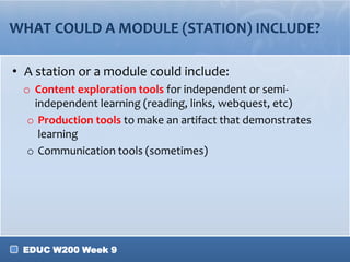 Learning modules | PPTX