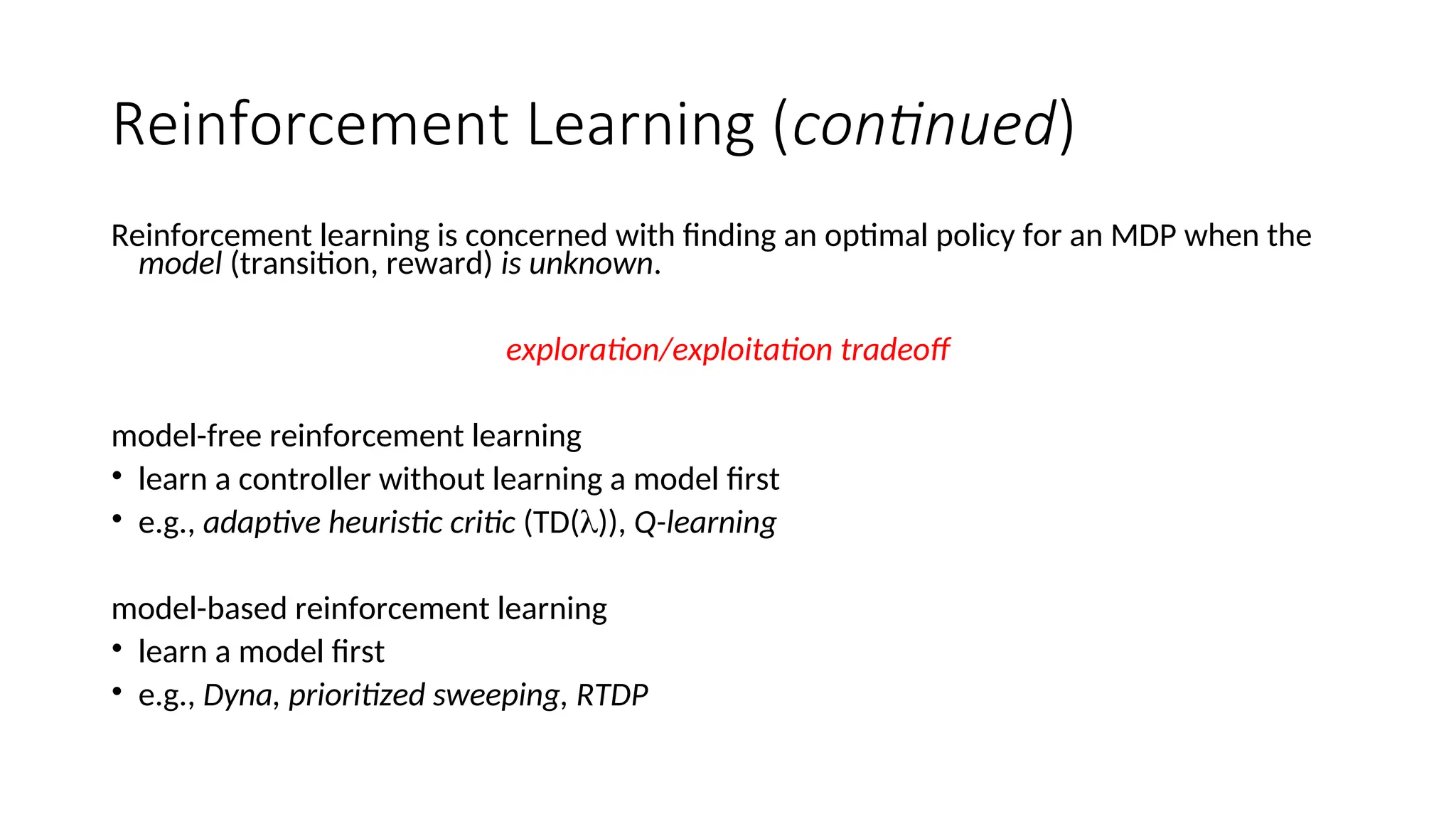 Different learning Techniques in Artificial Intelligence | PPT