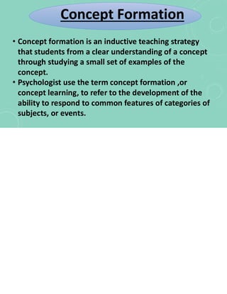 Human learning: meaning and definitions of learning and Concept ...