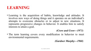 UNIT-6 COGNITIVE PROCESS. TOPIC: LEARNING.pptx
