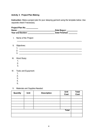 Learning activity-sheets-template | PDF