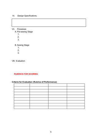 Educational Worksheet Template