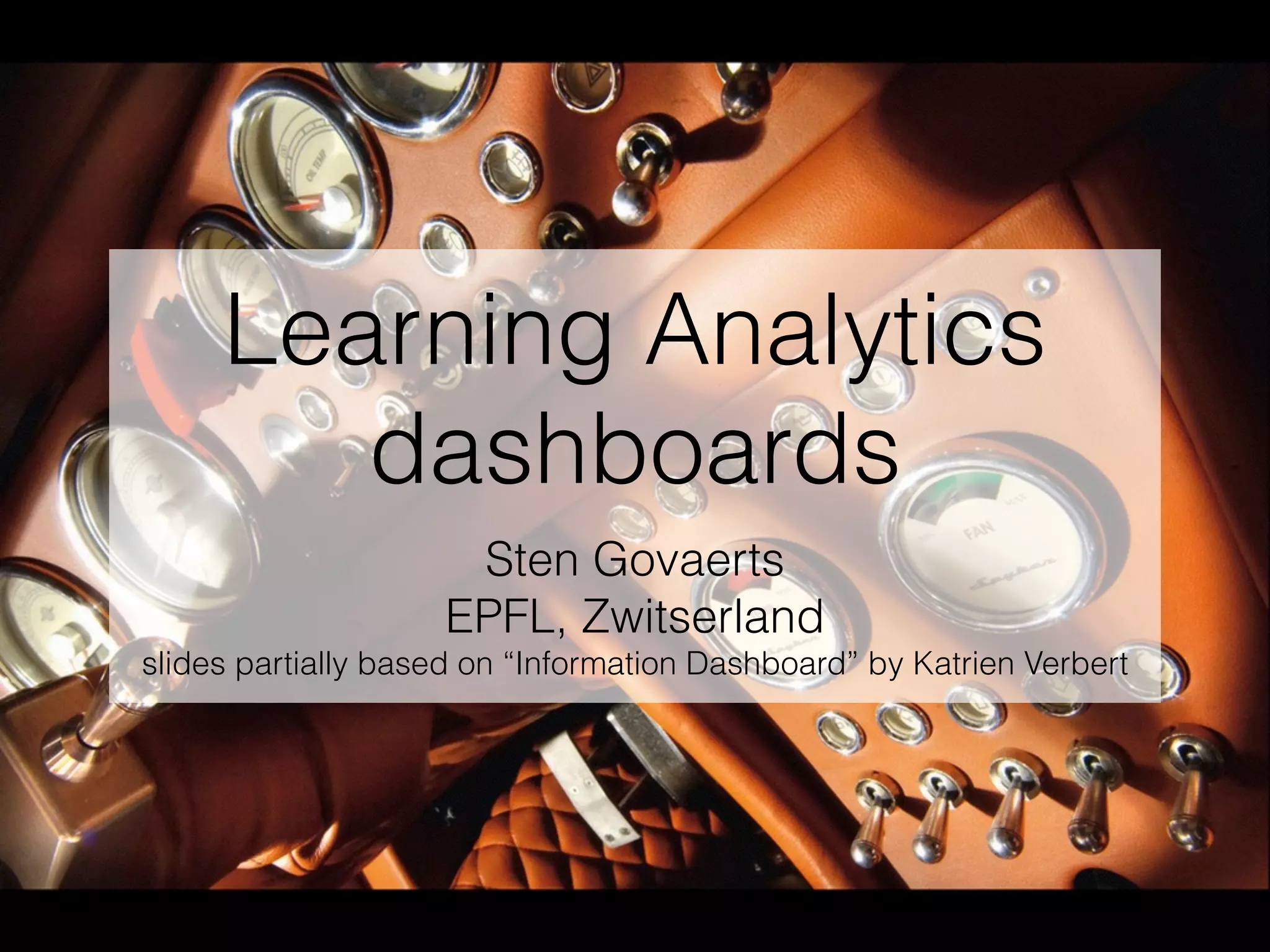 Learning Analytics Dashboards | PDF | Educational Assessment | Education