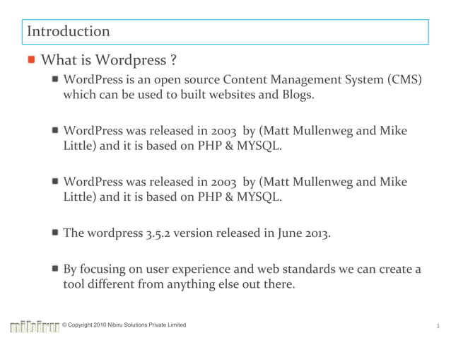 Overview on WordPress theme file structure and working functionality | PPT