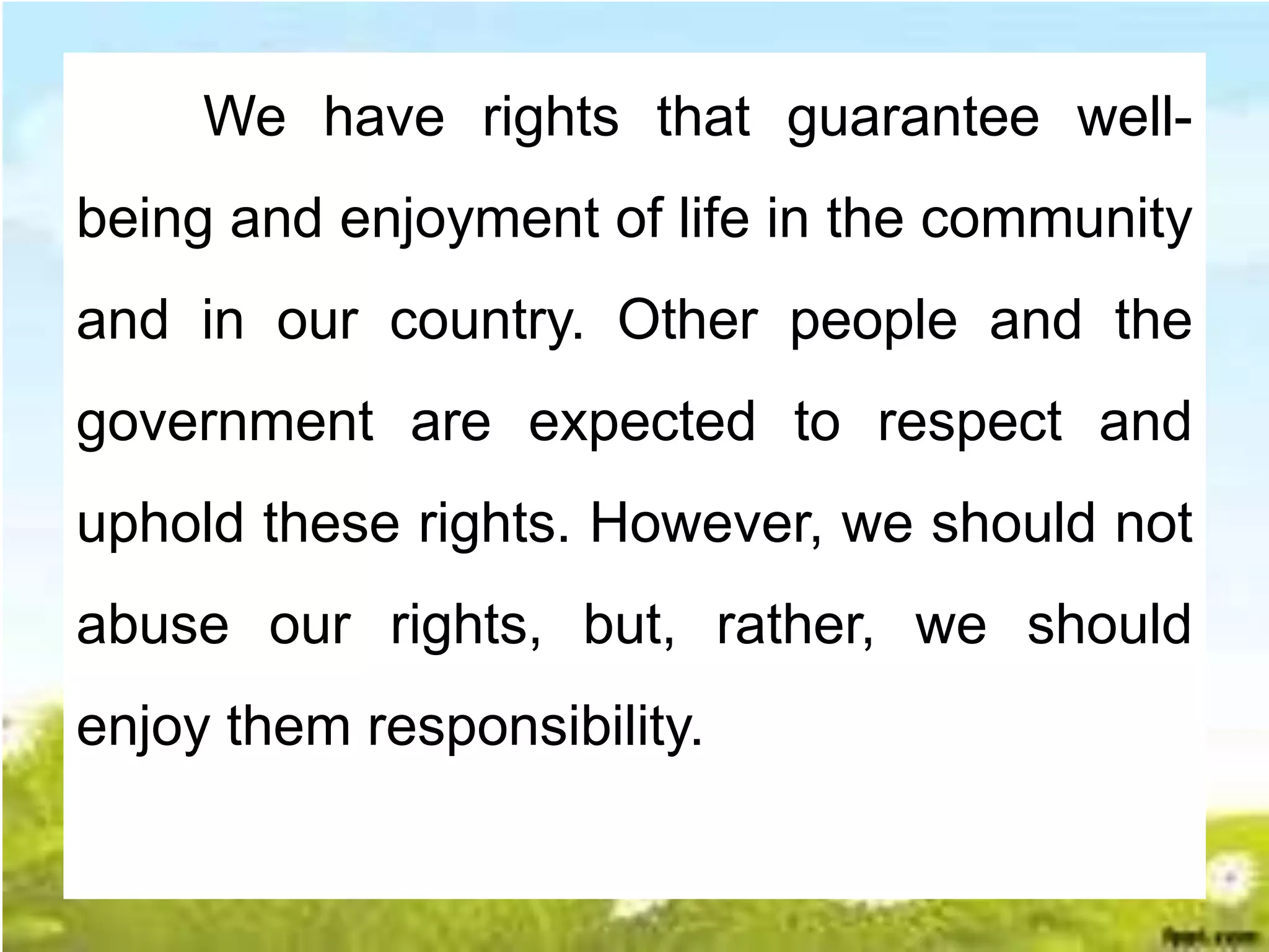 Learning Childrens Rights | PPTX