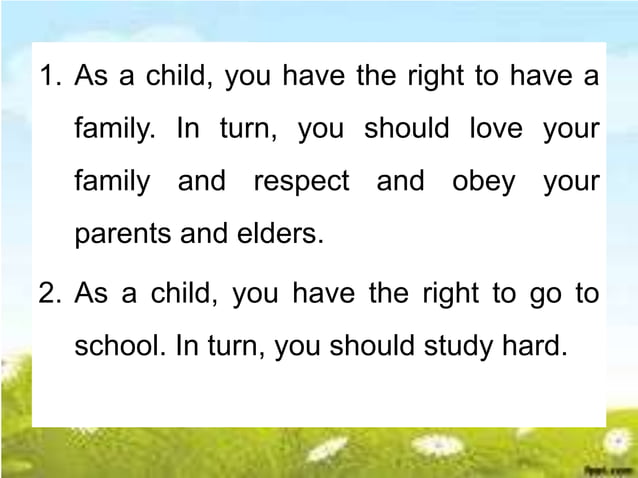 Learning Childrens Rights | PPT