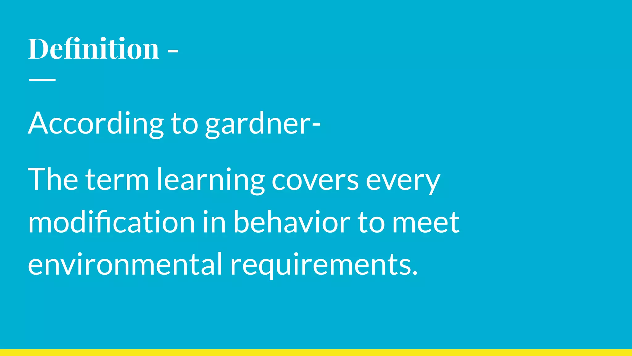 Learning concept, importance and principles | PPT