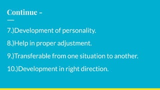 Learning concept, importance and principles | PPT