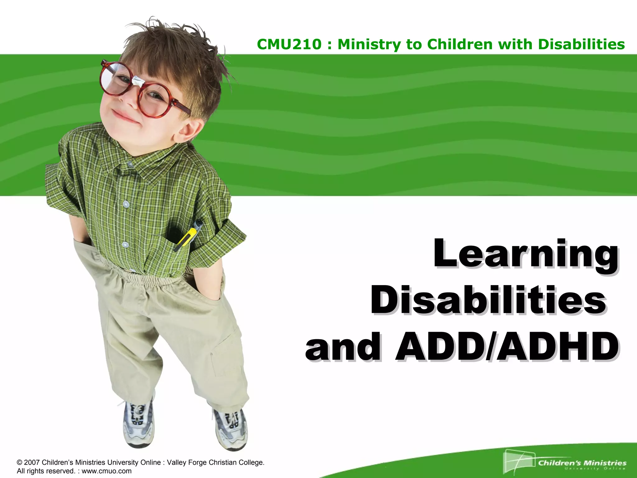 Learning disabilities-and-add/adhd | PPT