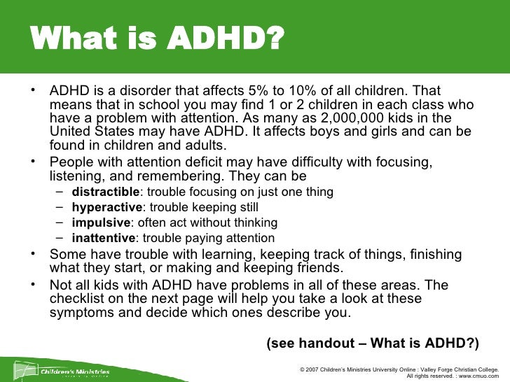 What Is ADHD ADHD Is What Is ADHD ADHD Is