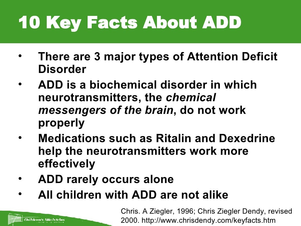 10 Key Facts About ADD