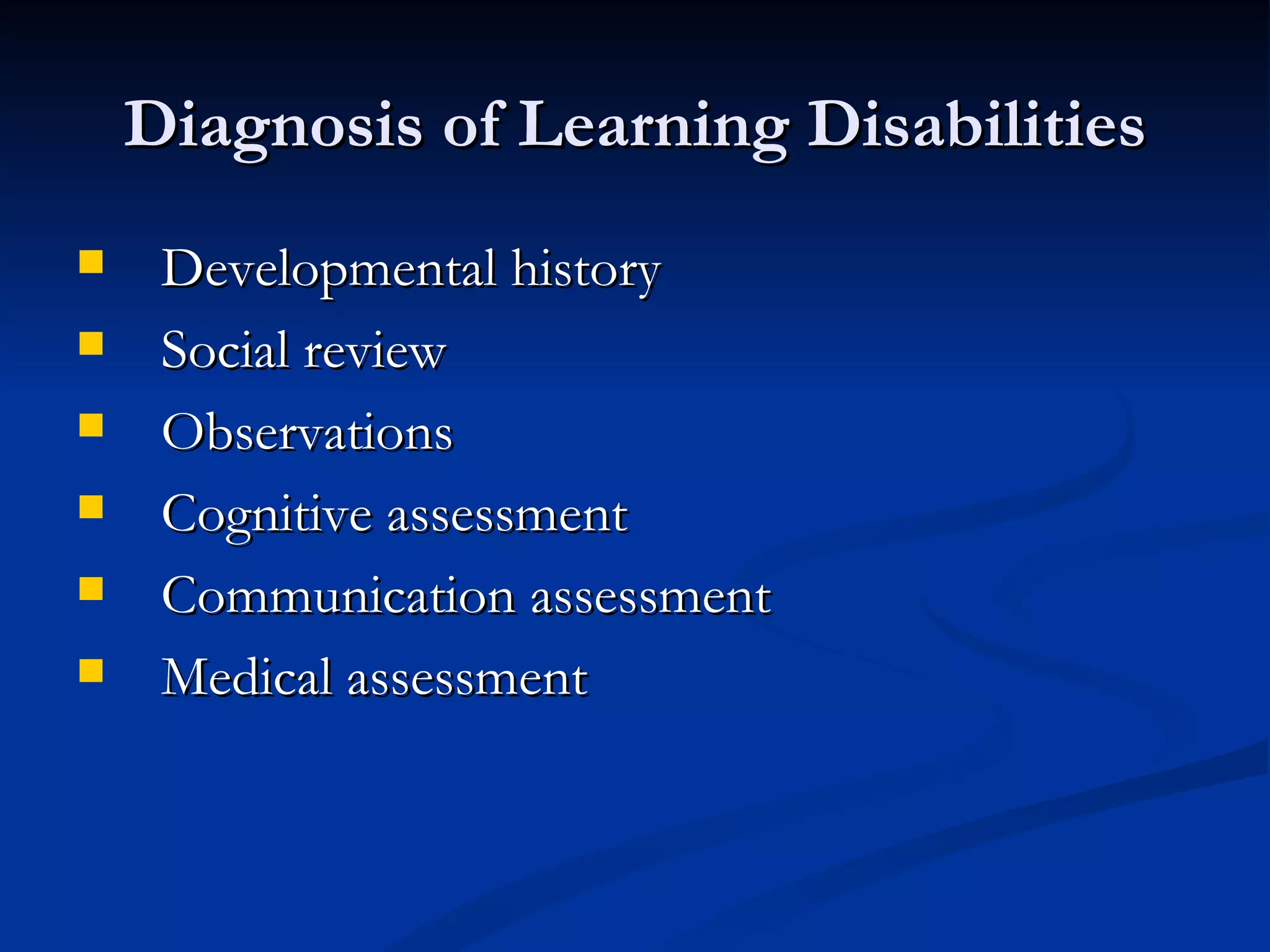 Learning Disabilities With Video | PPT
