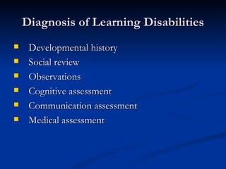 Learning Disabilities With Video | PPT