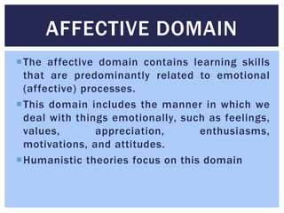 Learning domains | PPTX