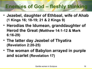 Learning From Gentile Women In Scripture | PPT