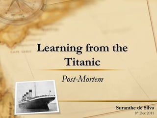 Learning from the titanic v4 | PPT