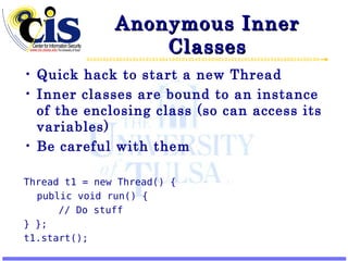 Learning Java 3 – Threads and Synchronization | PPT