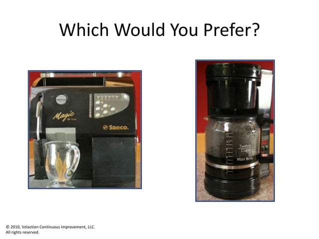 Learning Lean Through Making Coffee | PPTX | Business | Business and Finance