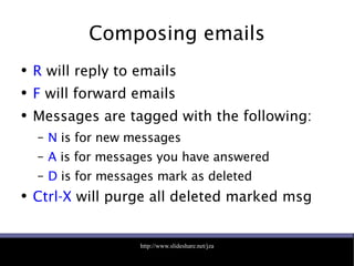 Learning Linux: Pine | ODP | Email | Internet