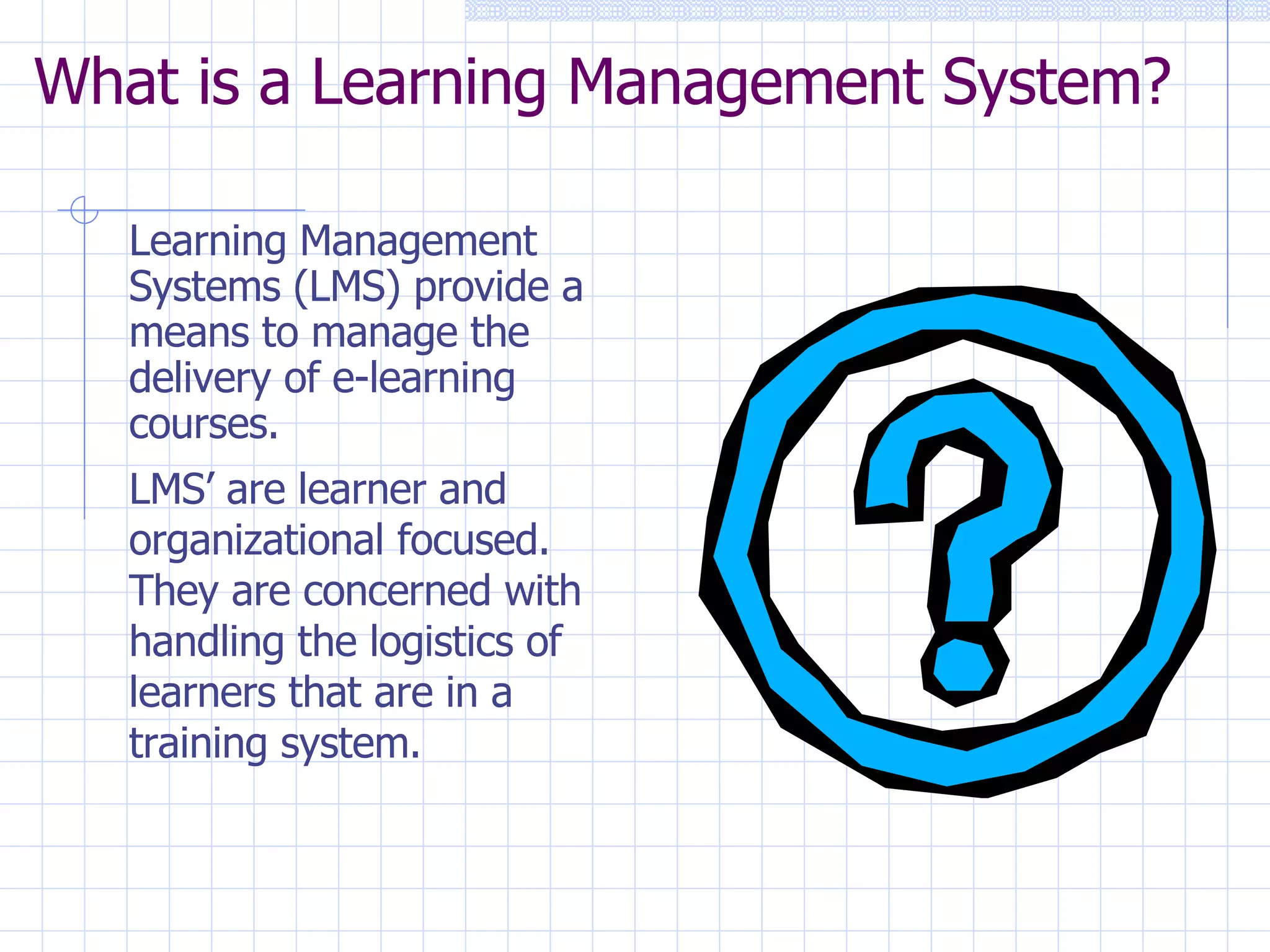 Learning Management Systems | PPT