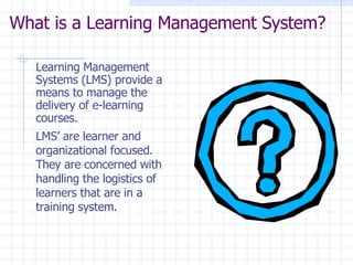 Learning Management Systems | PPT