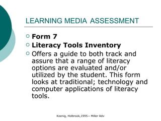 LEARNING MEDIA ASSESSMENT | PPT
